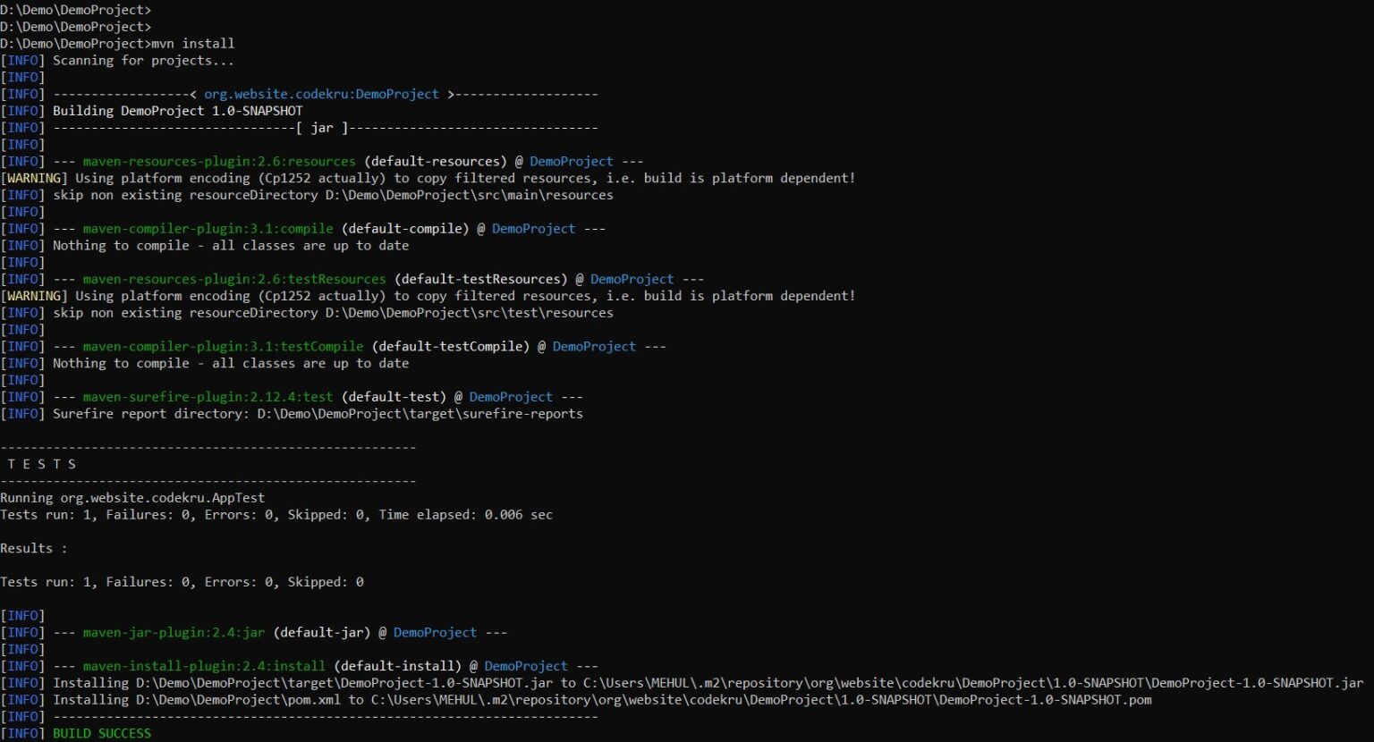 Maven build Goals, Plugins, Lifecycle, and Phases - Codekru